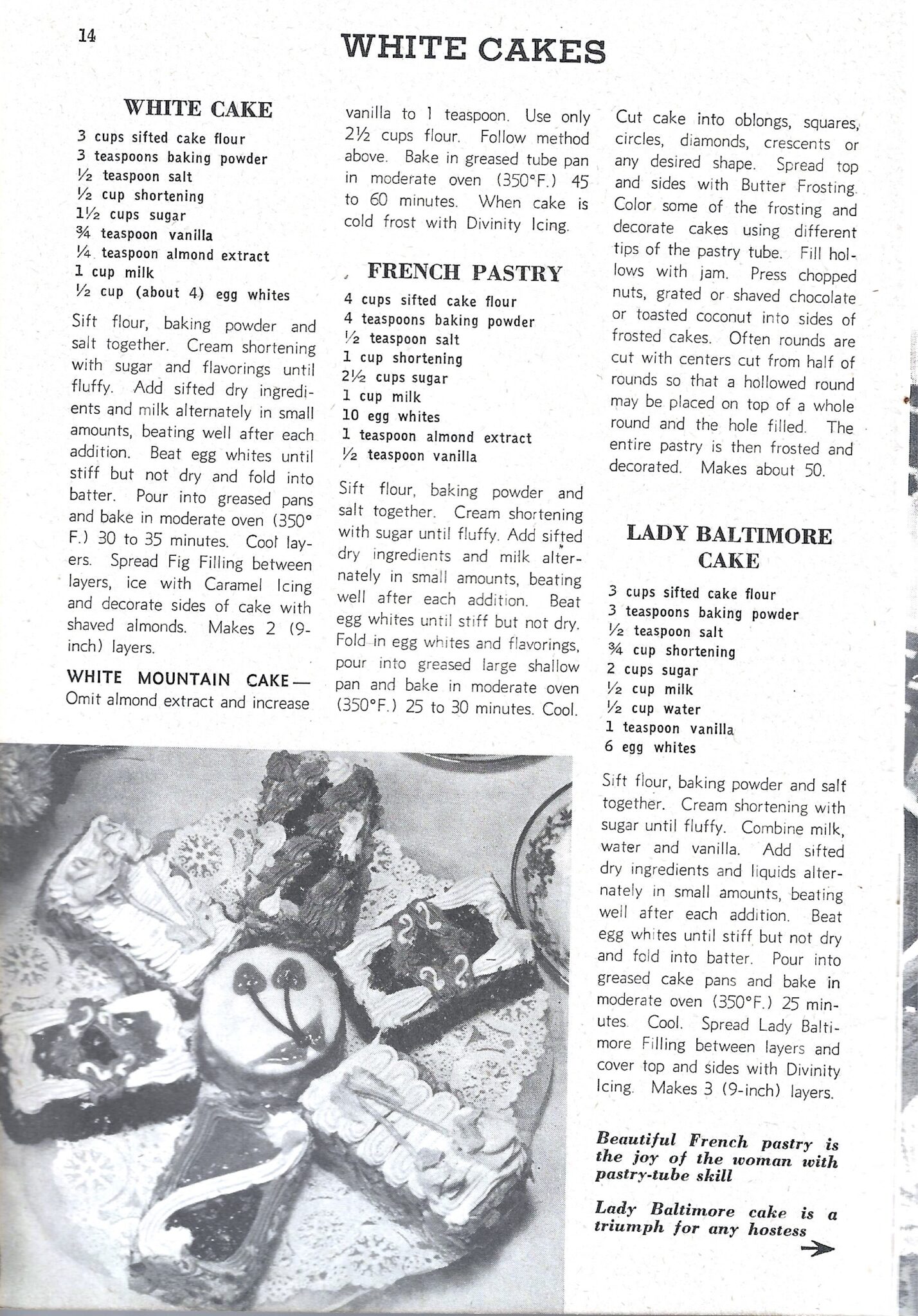 Lady Baltimore Cake - Vintage Baked Modern