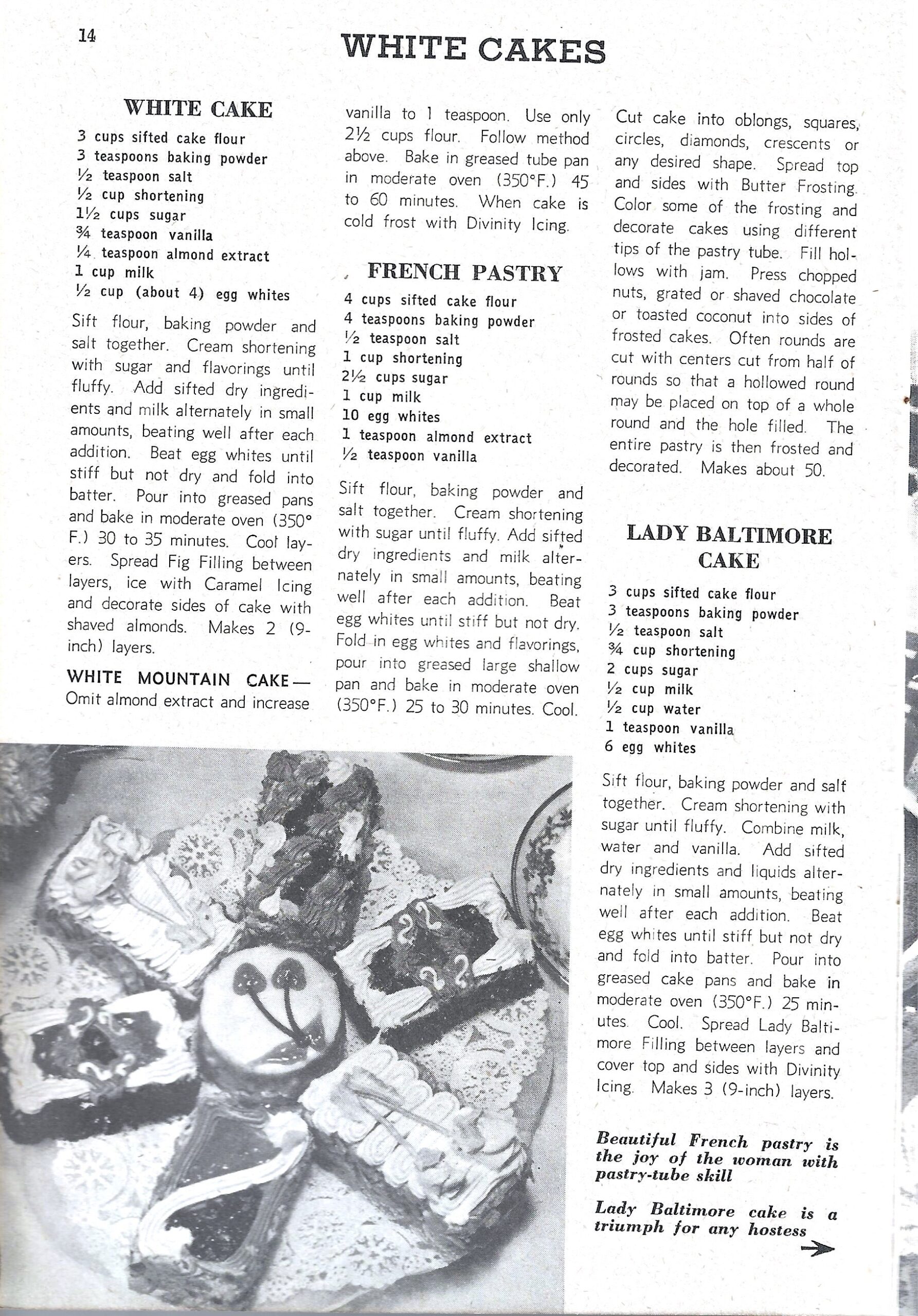 Lady Baltimore Cake - Vintage Baked Modern