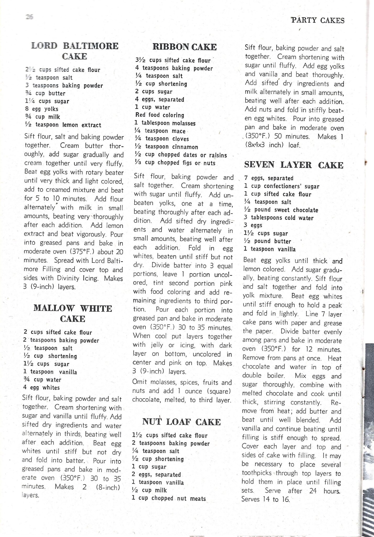 Lady Baltimore Cake - Vintage Baked Modern